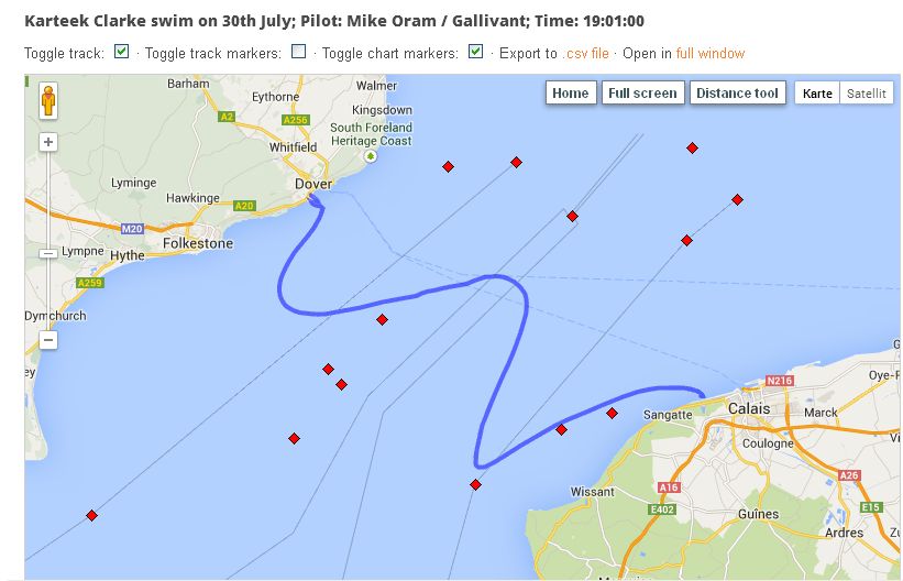 Channel Swimming - Sri Chinmoy Marathon Team